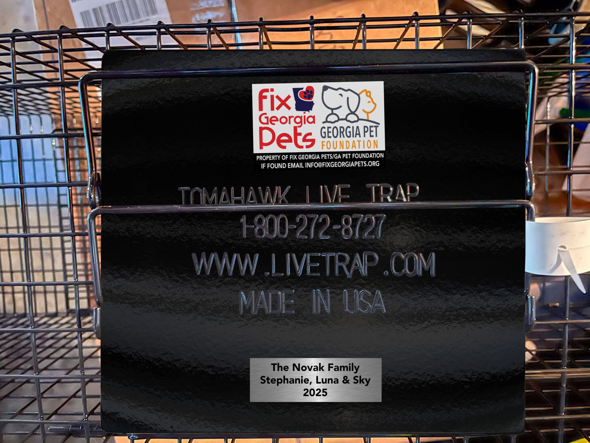 Adopt-A-Trap Fundraiser - Fix Georgia Pets